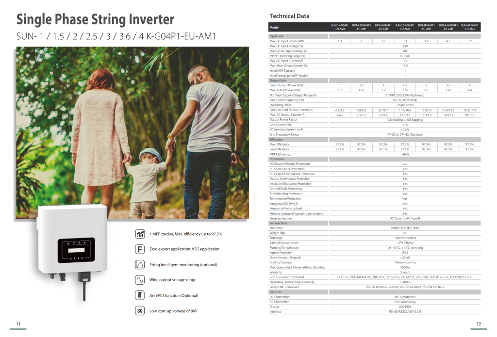 single phase string inverter - JUST SOLAR